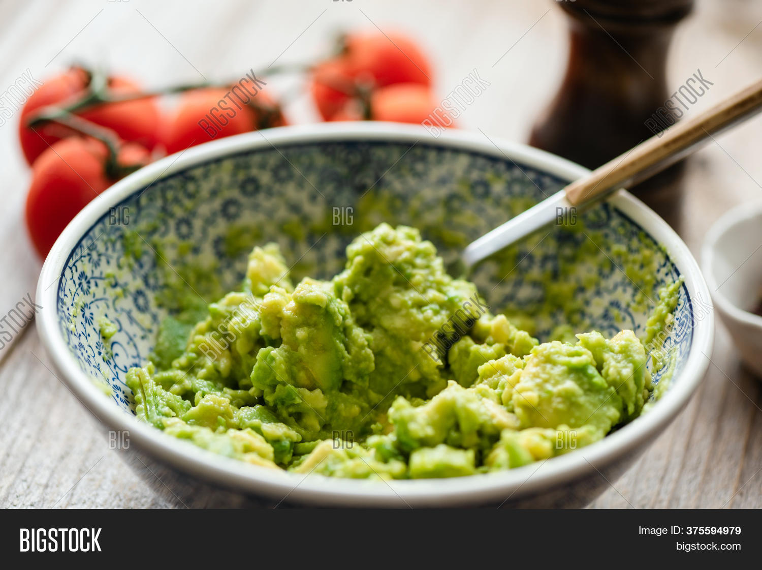 Mashed Avocado Bowl. Image & Photo (Free Trial) | Bigstock