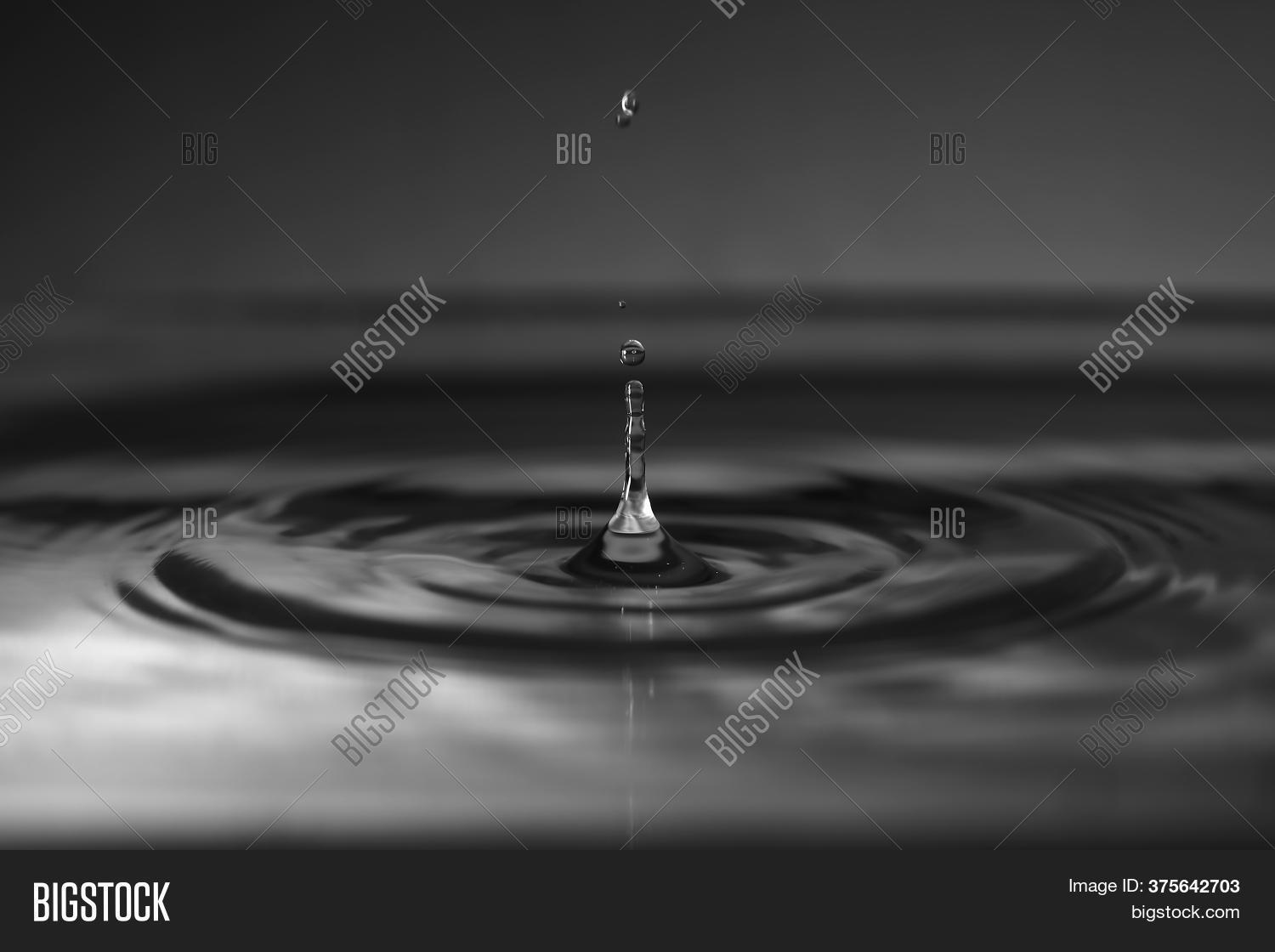 Small Water Drop Fall Image & Photo (Free Trial) | Bigstock