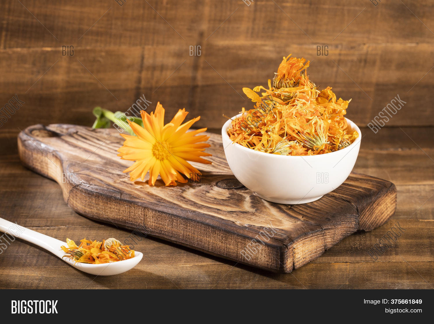 Dried Calendula Image & Photo (Free Trial) | Bigstock