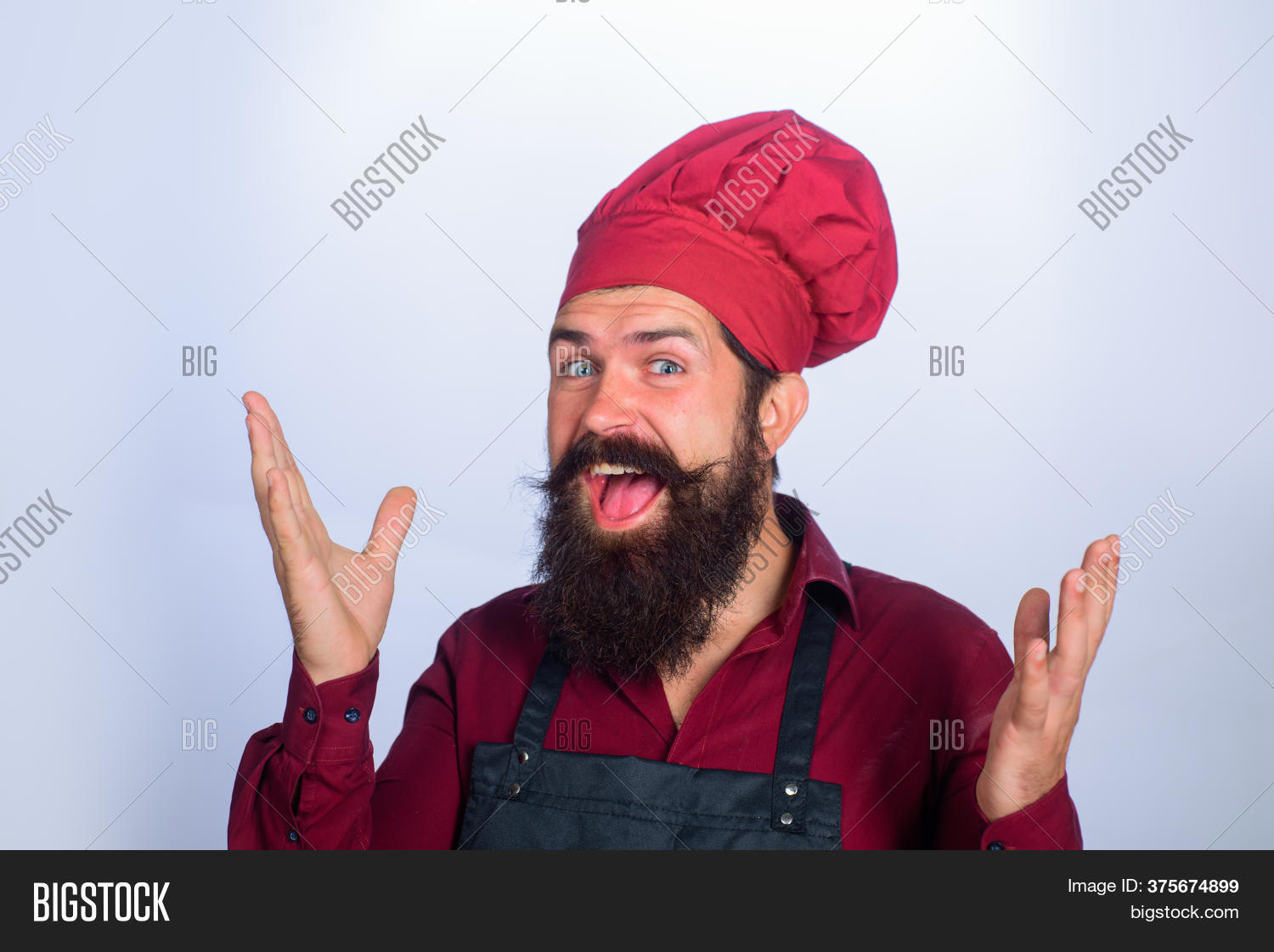 Bearded Male Cook. Image & Photo (Free Trial) | Bigstock