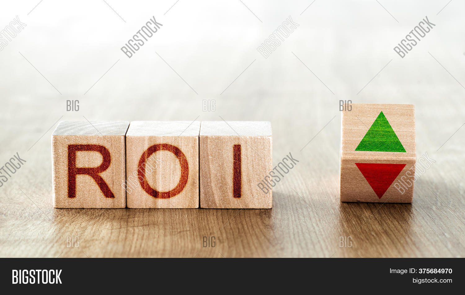 Roi Concept. Wooden Image & Photo (Free Trial) | Bigstock
