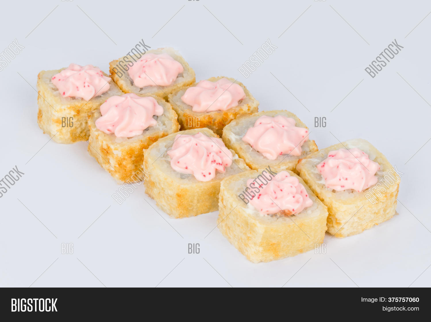 Sushi Shot On White Image & Photo (Free Trial) | Bigstock