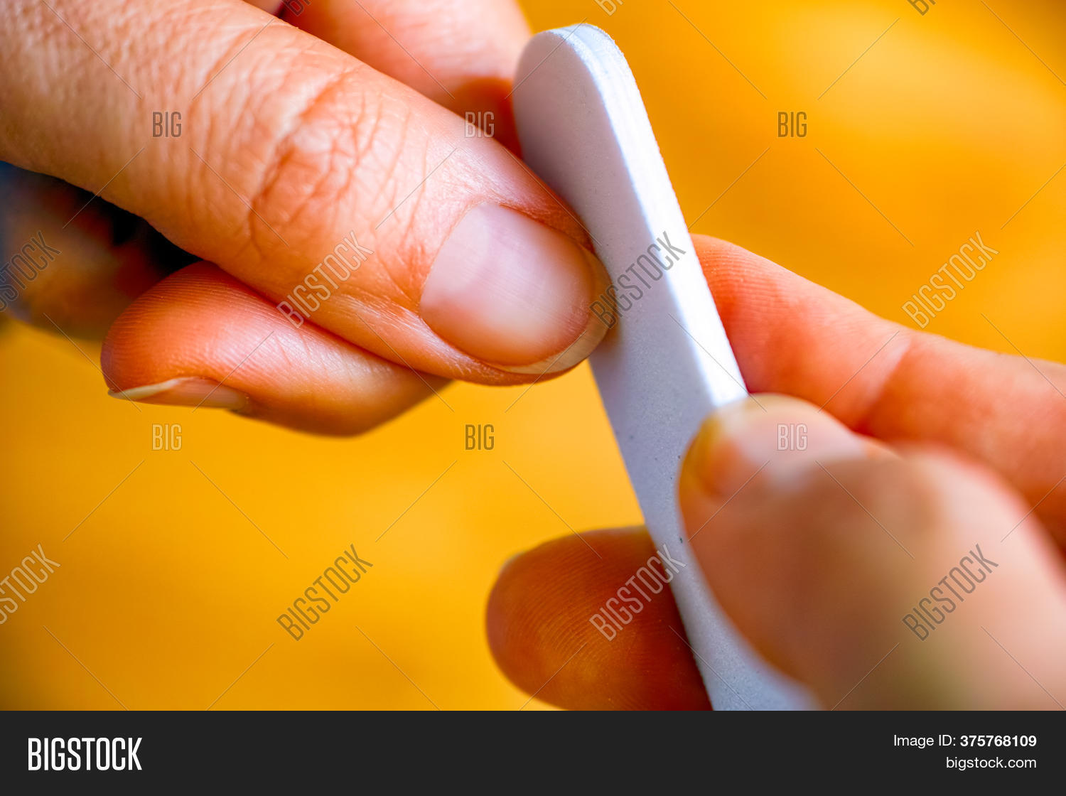Woman Using Nail File Image & Photo (Free Trial) | Bigstock