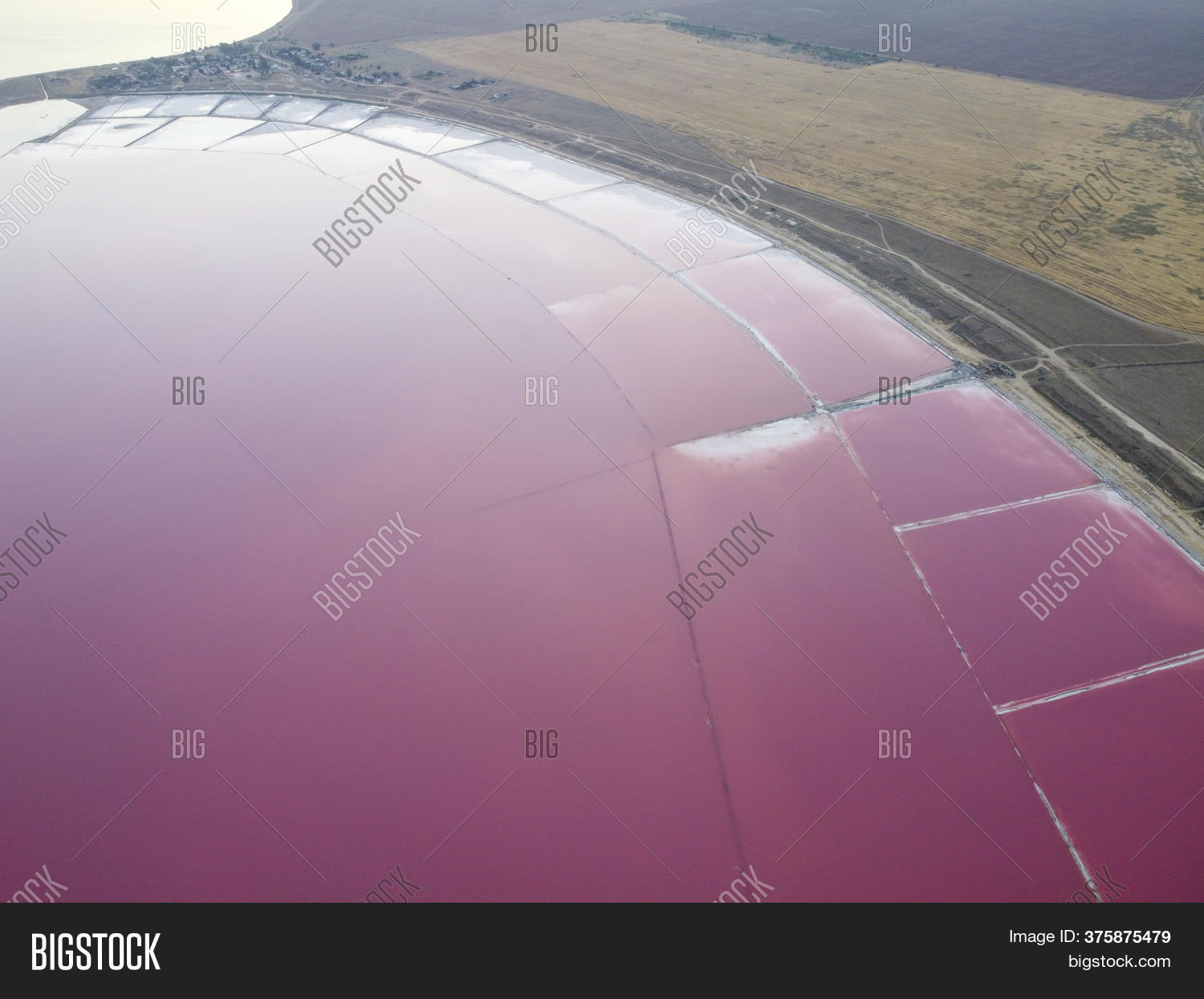 Pink Lake Ukraine, Image & Photo (Free Trial) | Bigstock