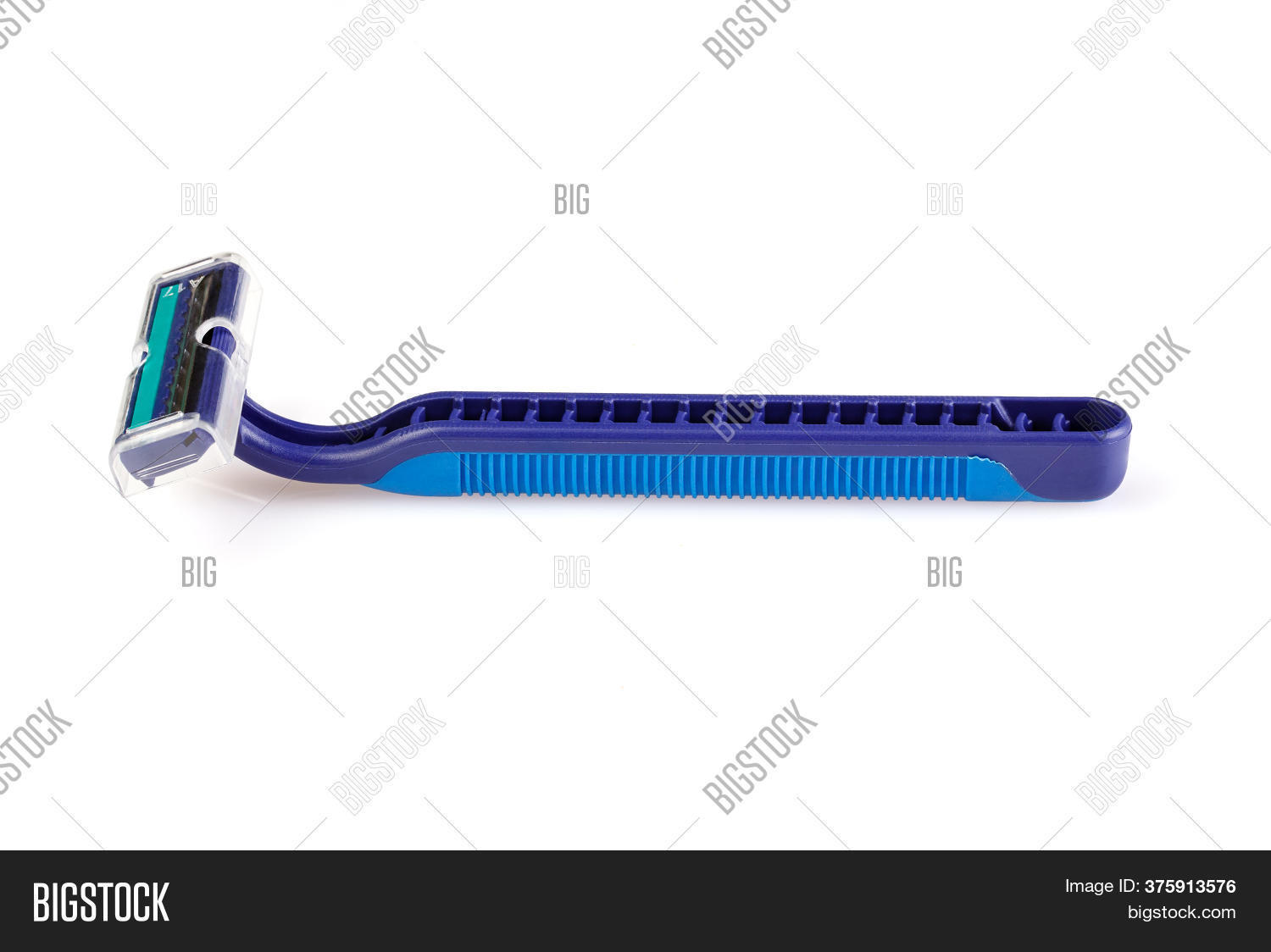 Blue Plastic Razor Image & Photo (Free Trial) | Bigstock