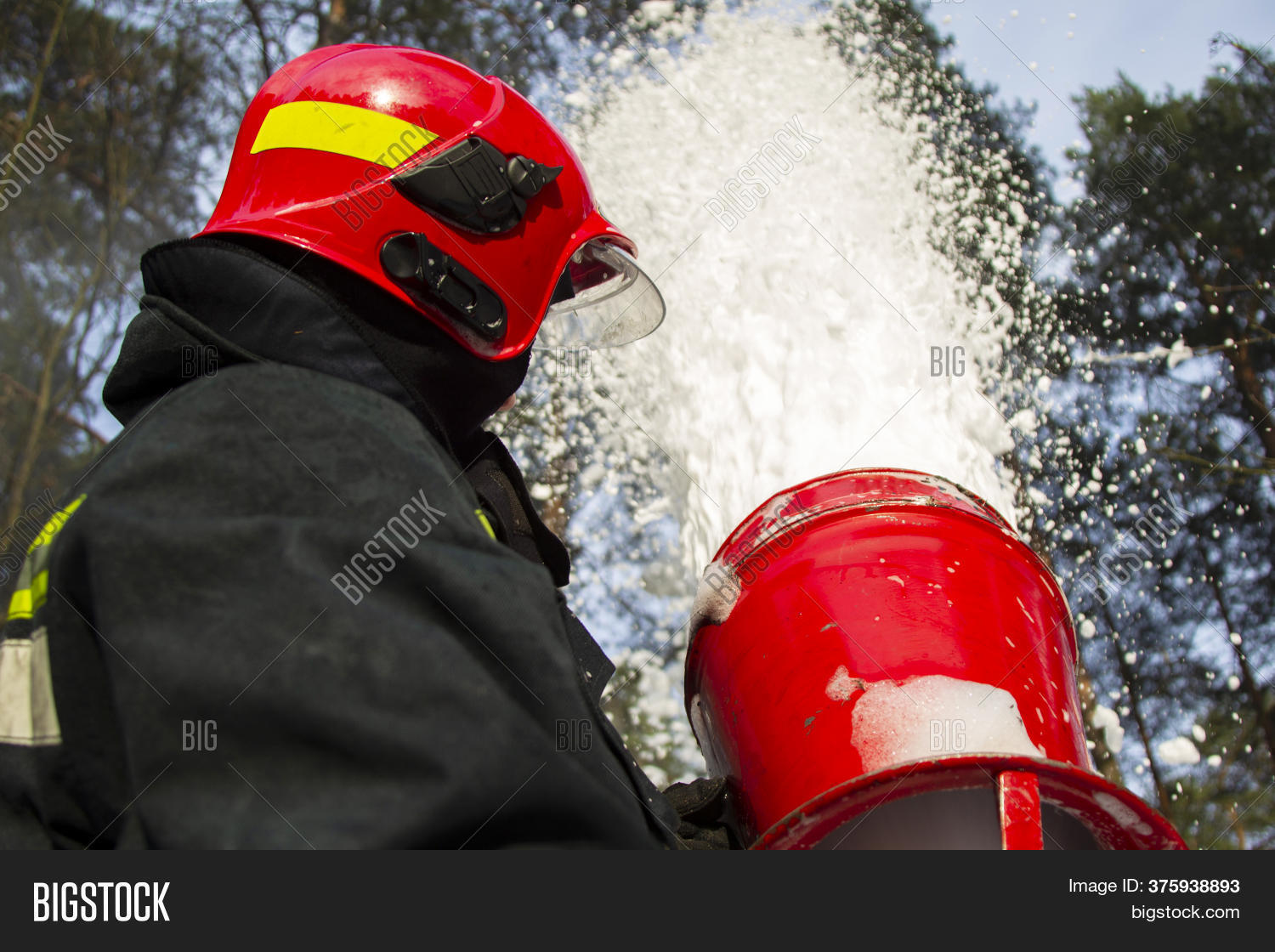 Firefighter Puts Out Image & Photo (Free Trial) | Bigstock