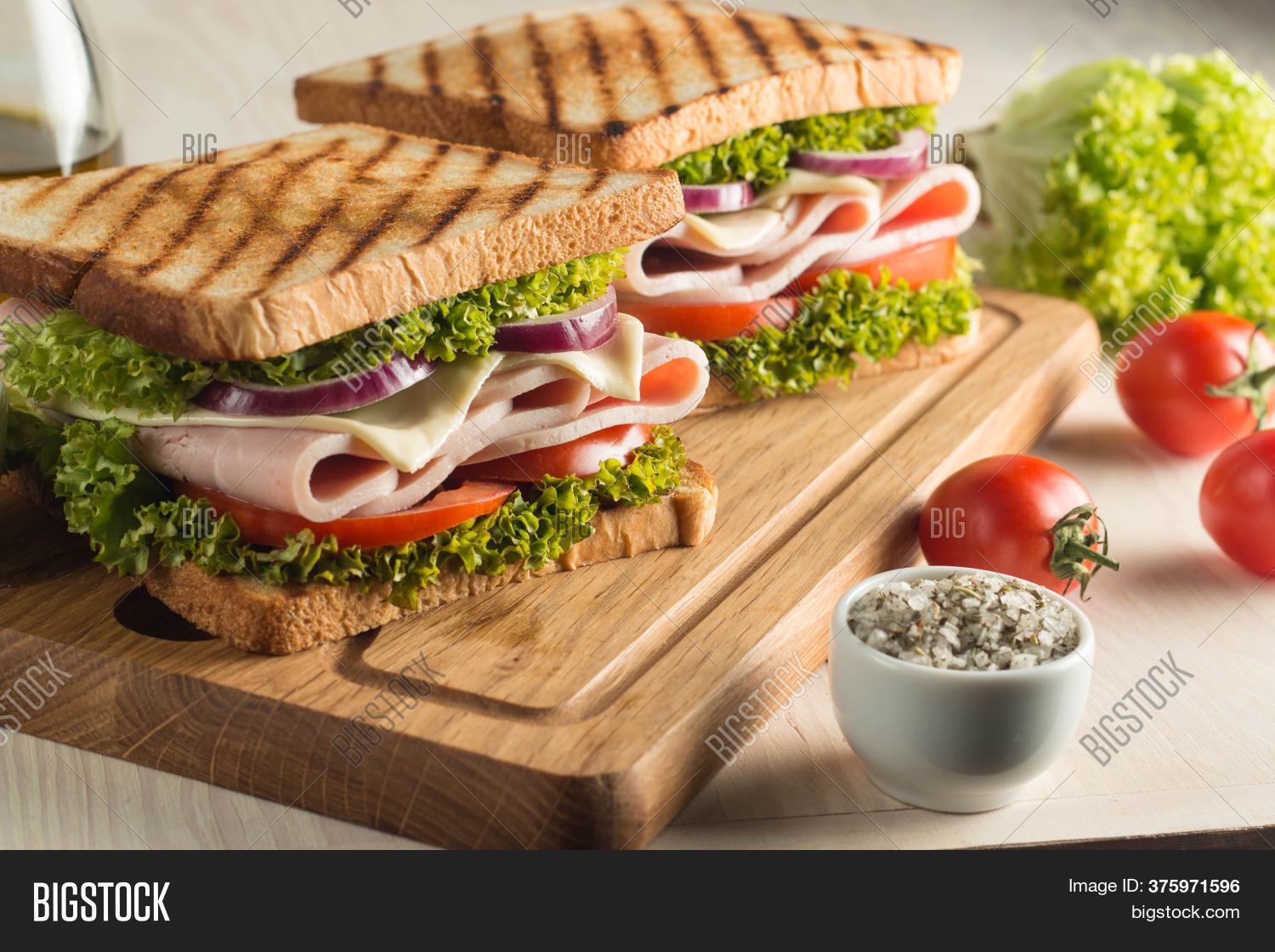 Close- Two Sandwiches Image & Photo (Free Trial) | Bigstock