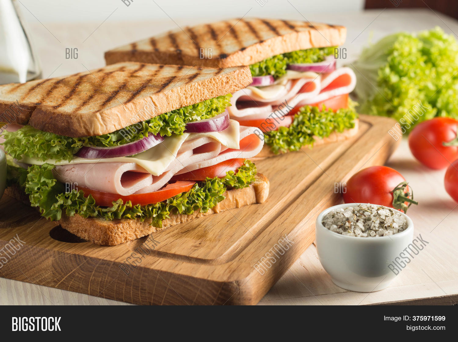 Close- Two Sandwiches Image & Photo (Free Trial) | Bigstock
