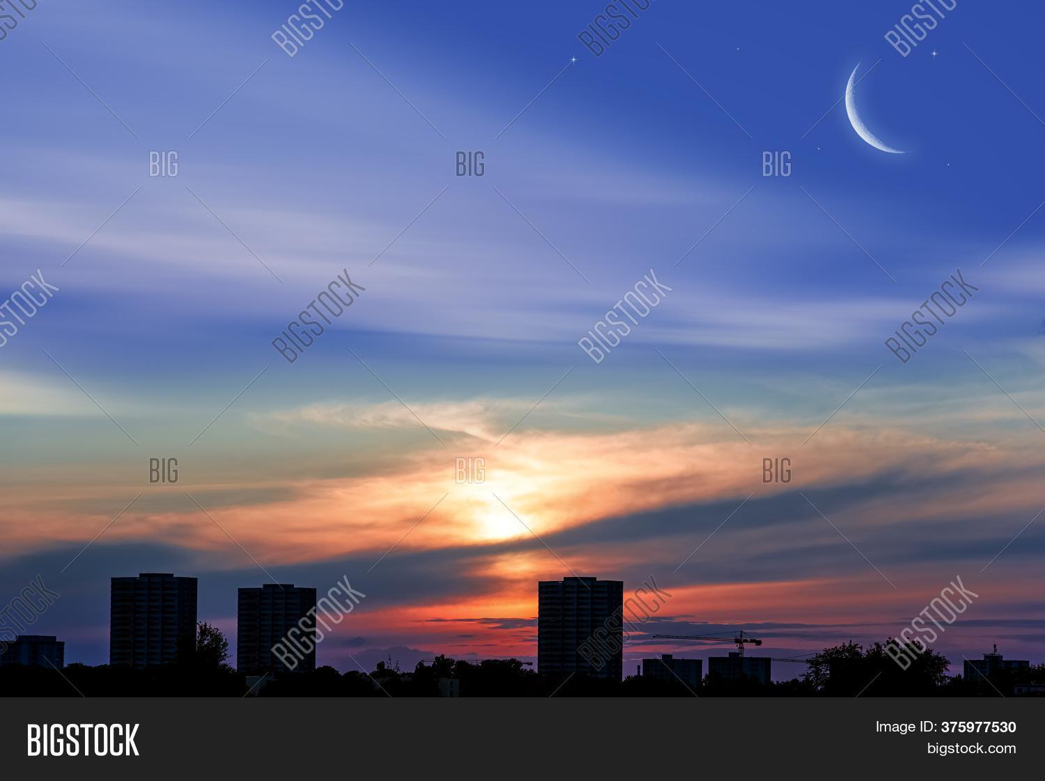 New Moon. Prayer Time Image & Photo (Free Trial) | Bigstock