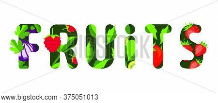Fruit Letters Images, Illustrations & Vectors (Free) - Bigstock