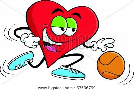 Basketball Heart Vector & Photo (Free Trial) | Bigstock
