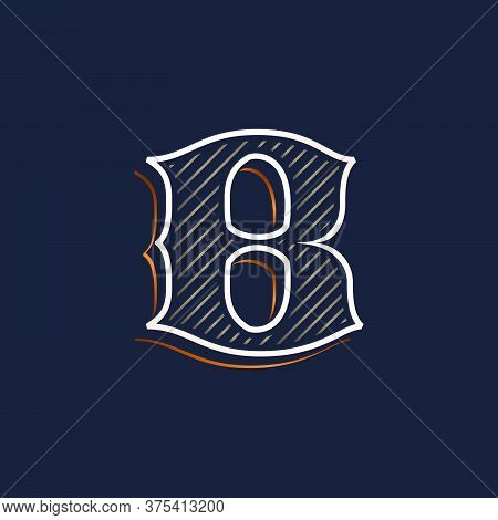 Vintage B Letter Logo Vector & Photo (Free Trial) | Bigstock