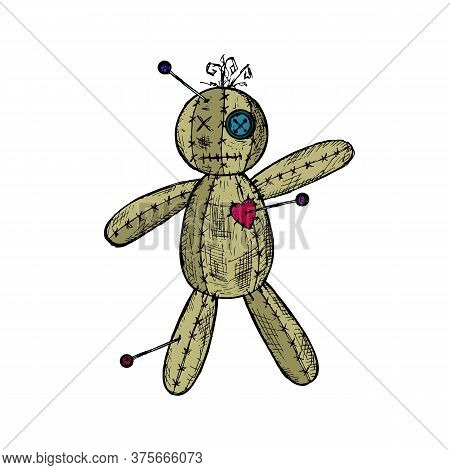 Voodoo Doll. Vector Vector & Photo (Free Trial) | Bigstock