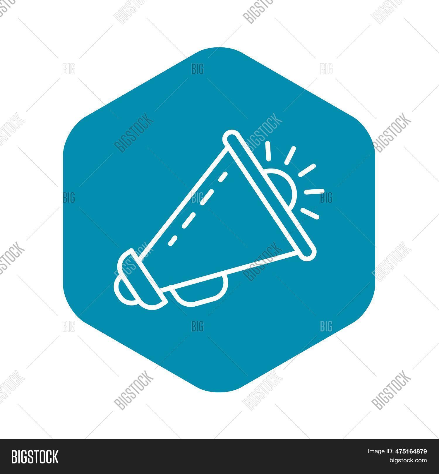 Speaker Megaphone Icon Image & Photo (Free Trial) | Bigstock