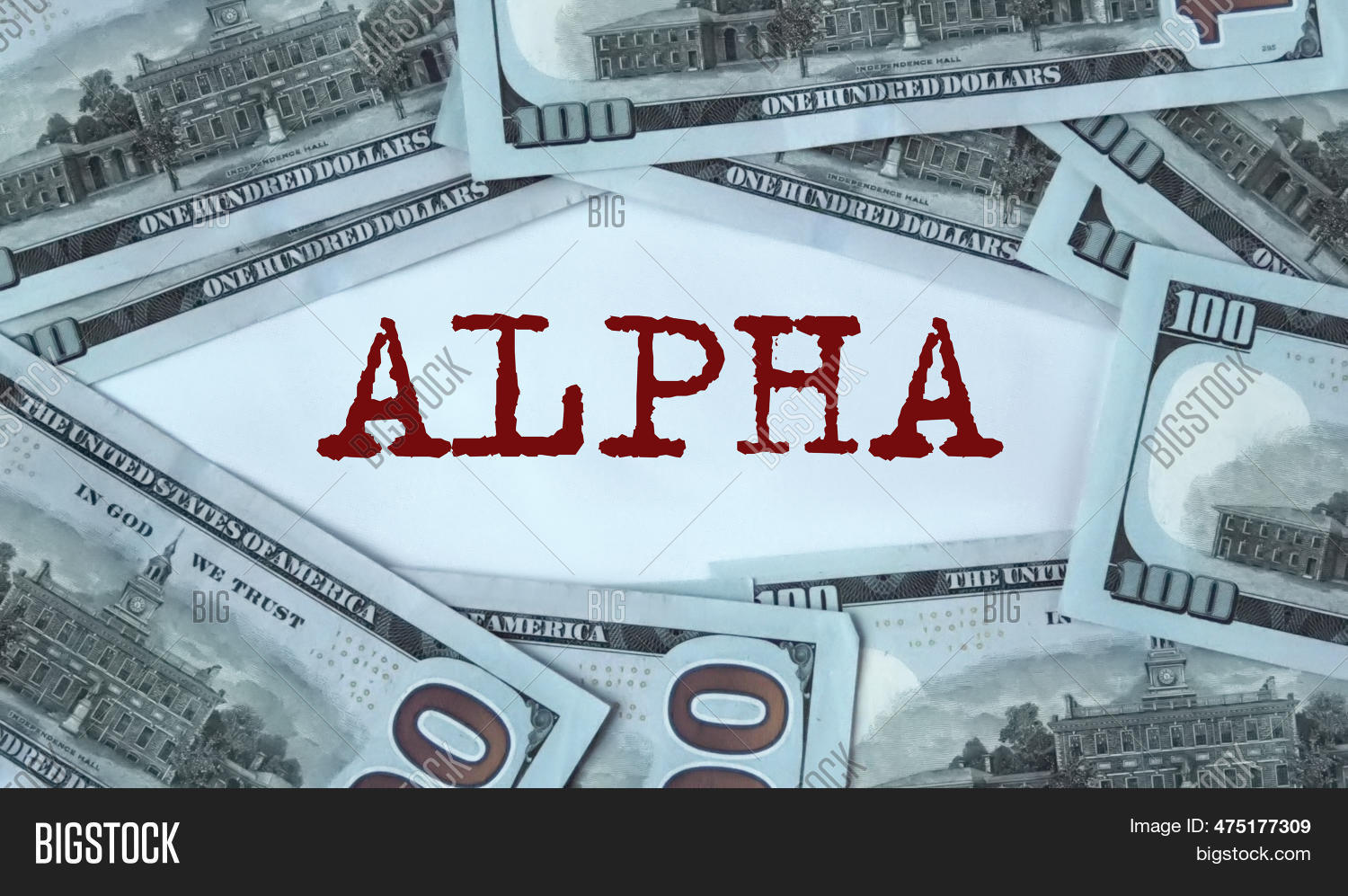 Alpha - Word On Image & Photo (Free Trial) | Bigstock