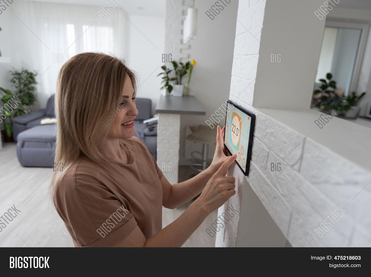Woman Controlling Home Image & Photo (Free Trial) | Bigstock