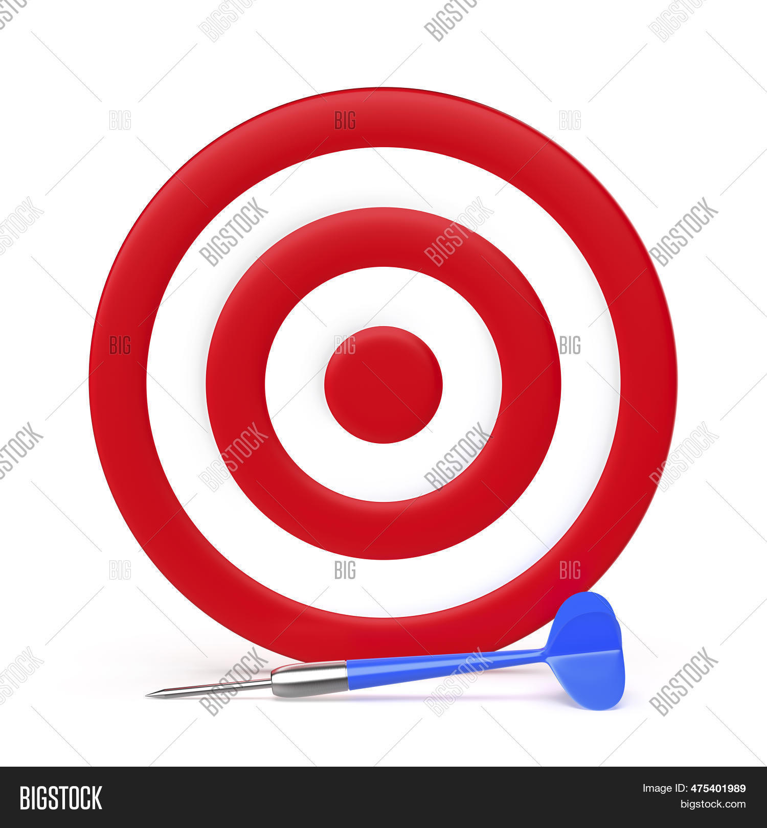 Red White Dart Board Image & Photo (Free Trial) | Bigstock