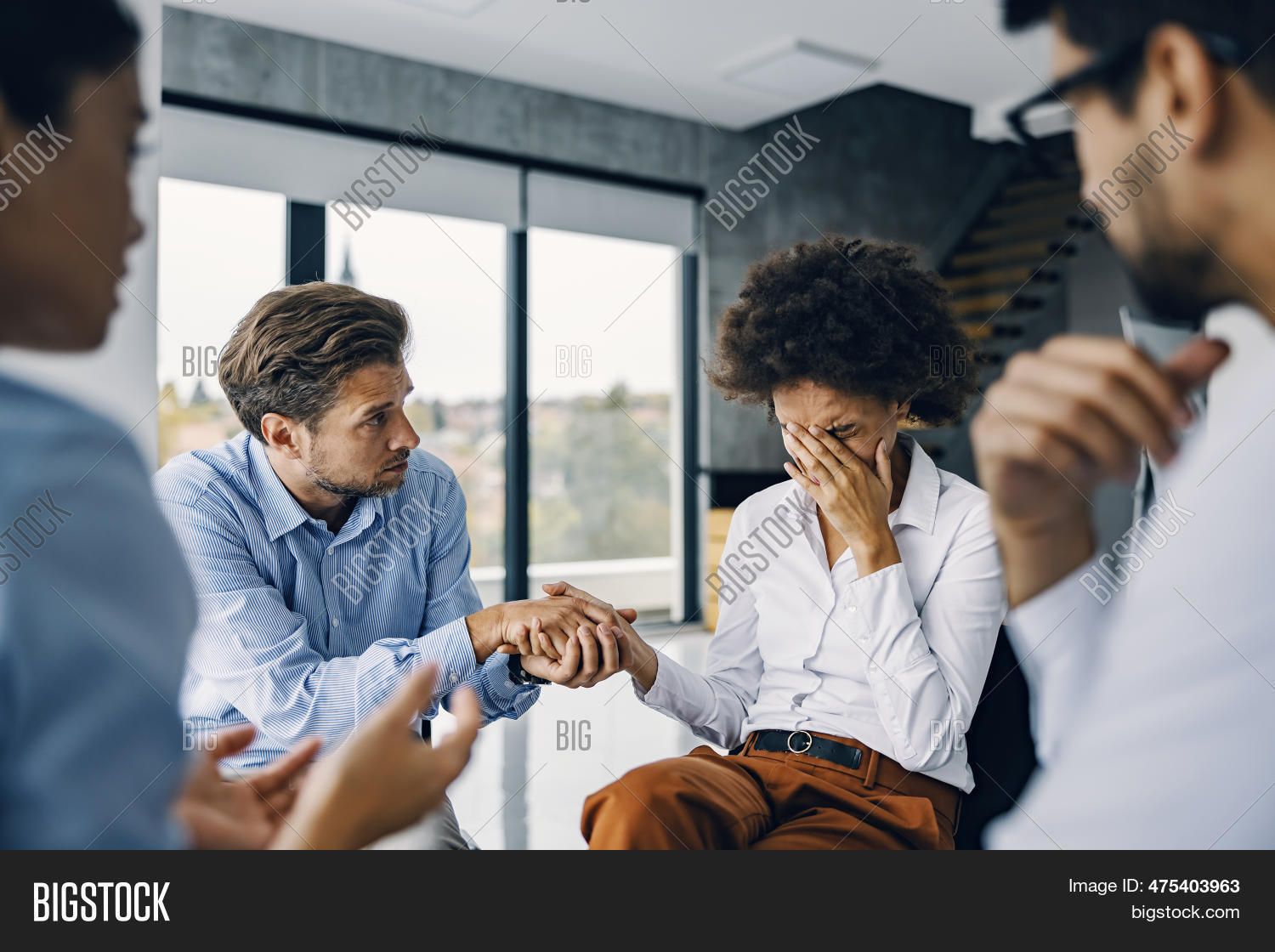 Sad Multicultural Image & Photo (Free Trial) | Bigstock
