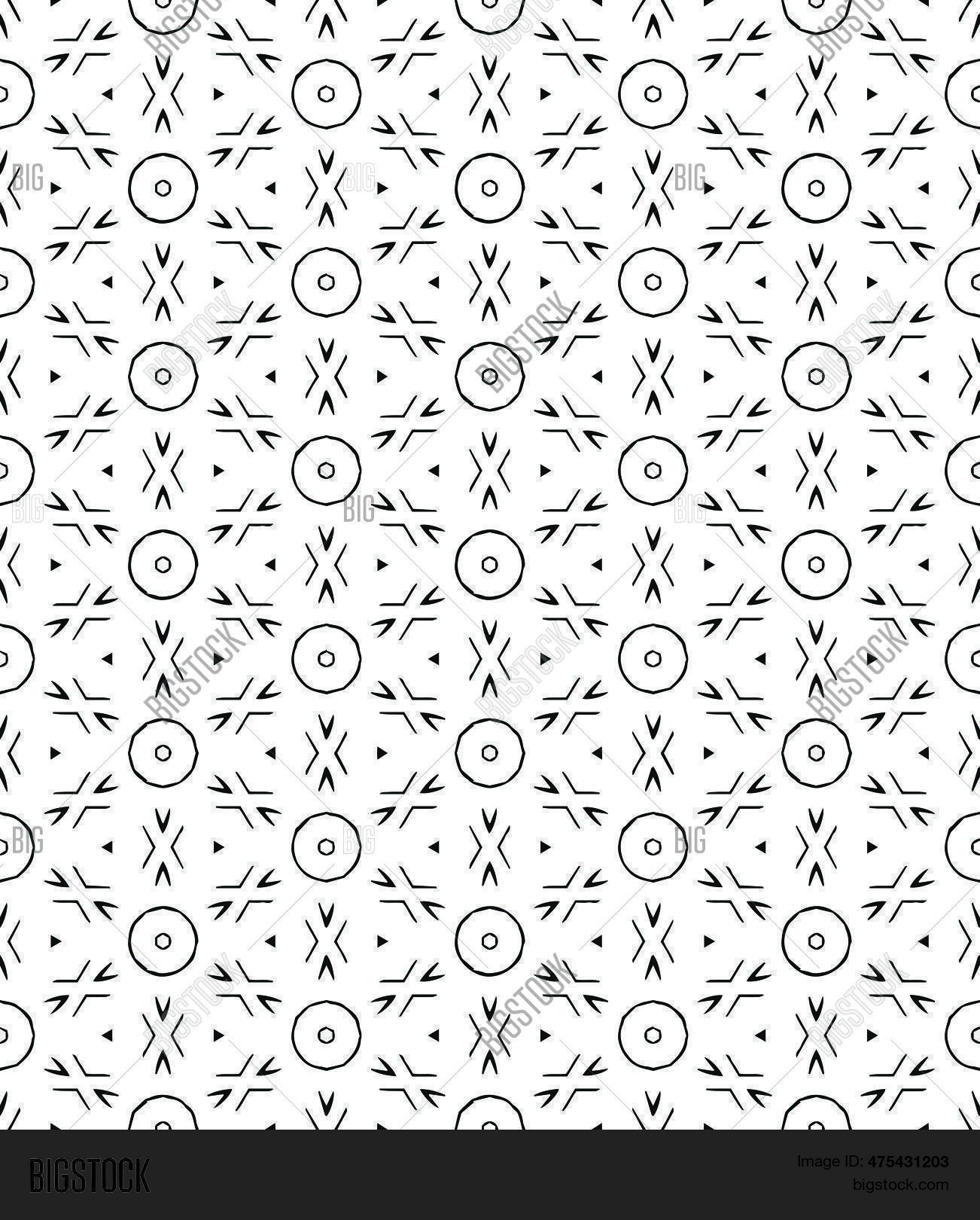 Black White Seamless Vector And Photo Free Trial Bigstock