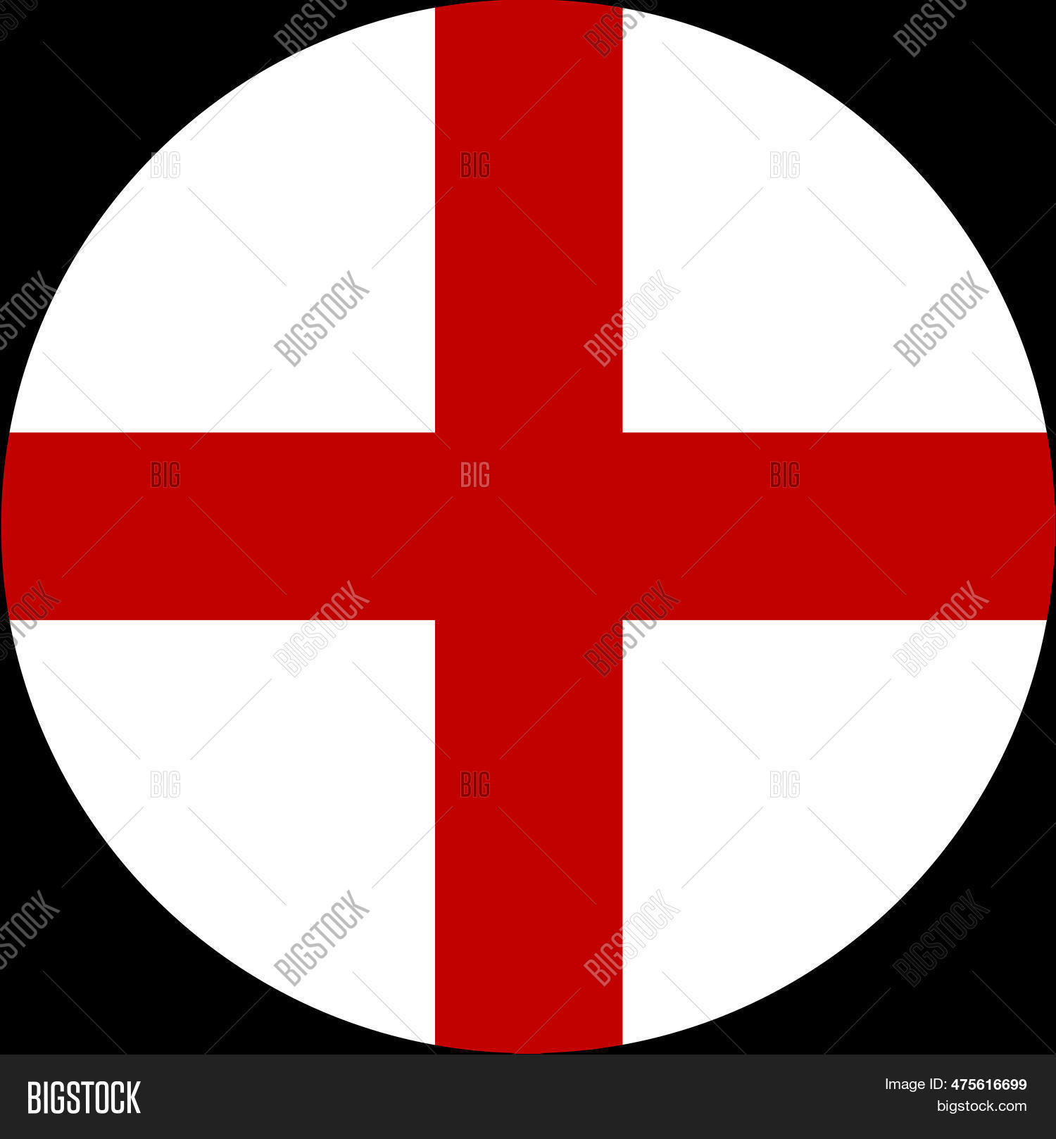 England Flag Circle Vector & Photo (Free Trial) | Bigstock