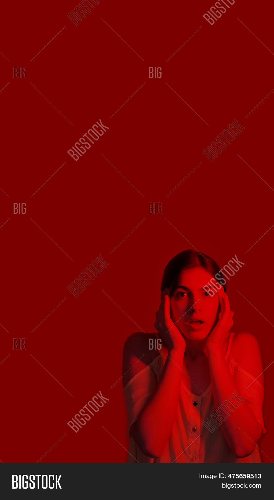 Panicking Girl Image & Photo (Free Trial) | Bigstock