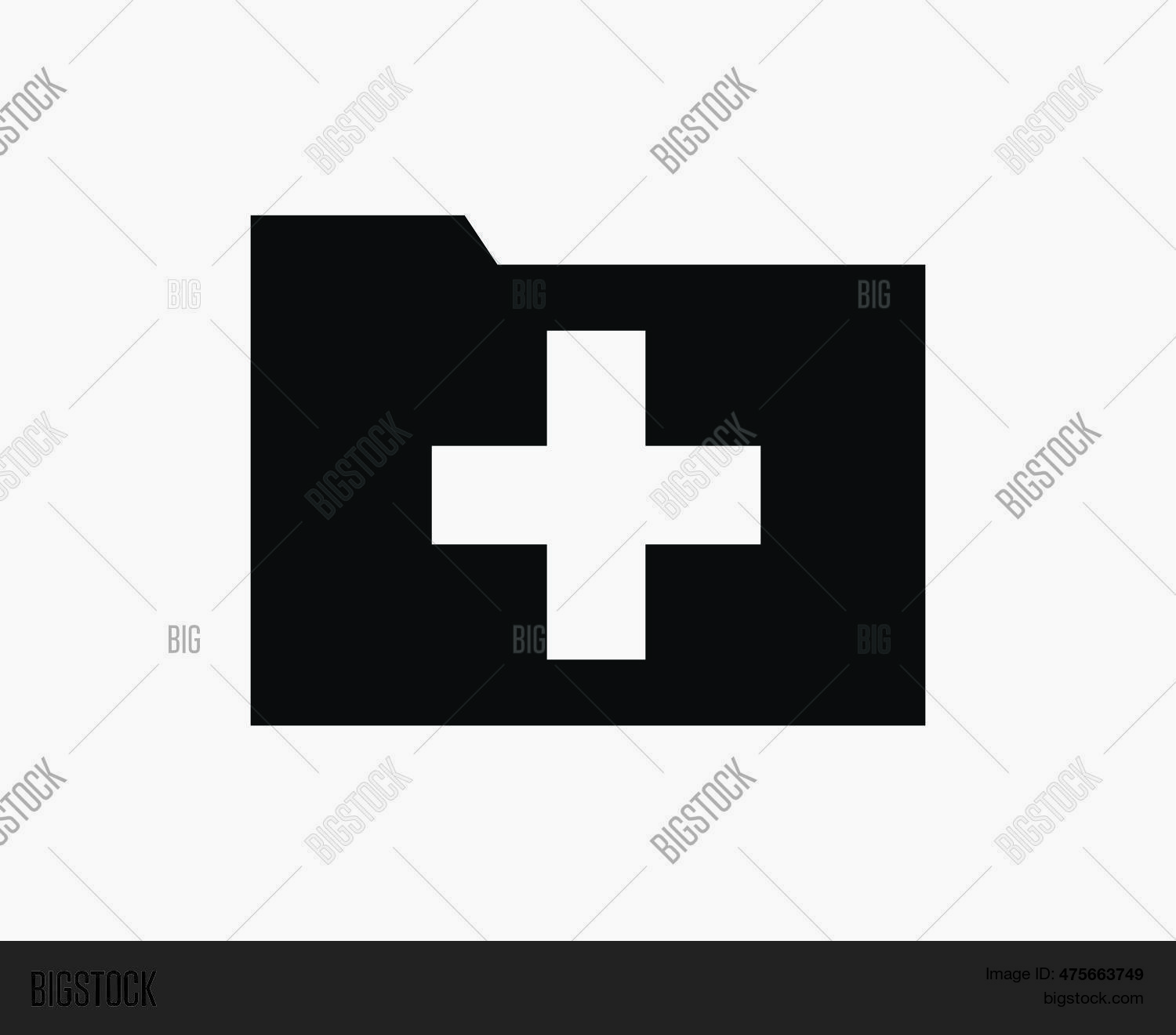 Health Record Folder Vector & Photo (Free Trial) | Bigstock
