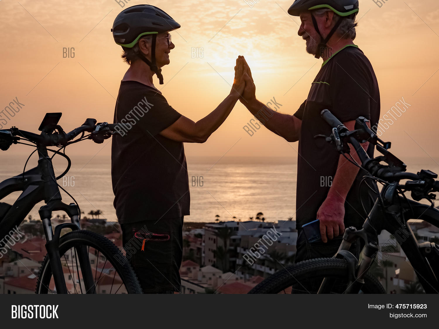 Two Senior Cyclists Image & Photo (Free Trial) | Bigstock