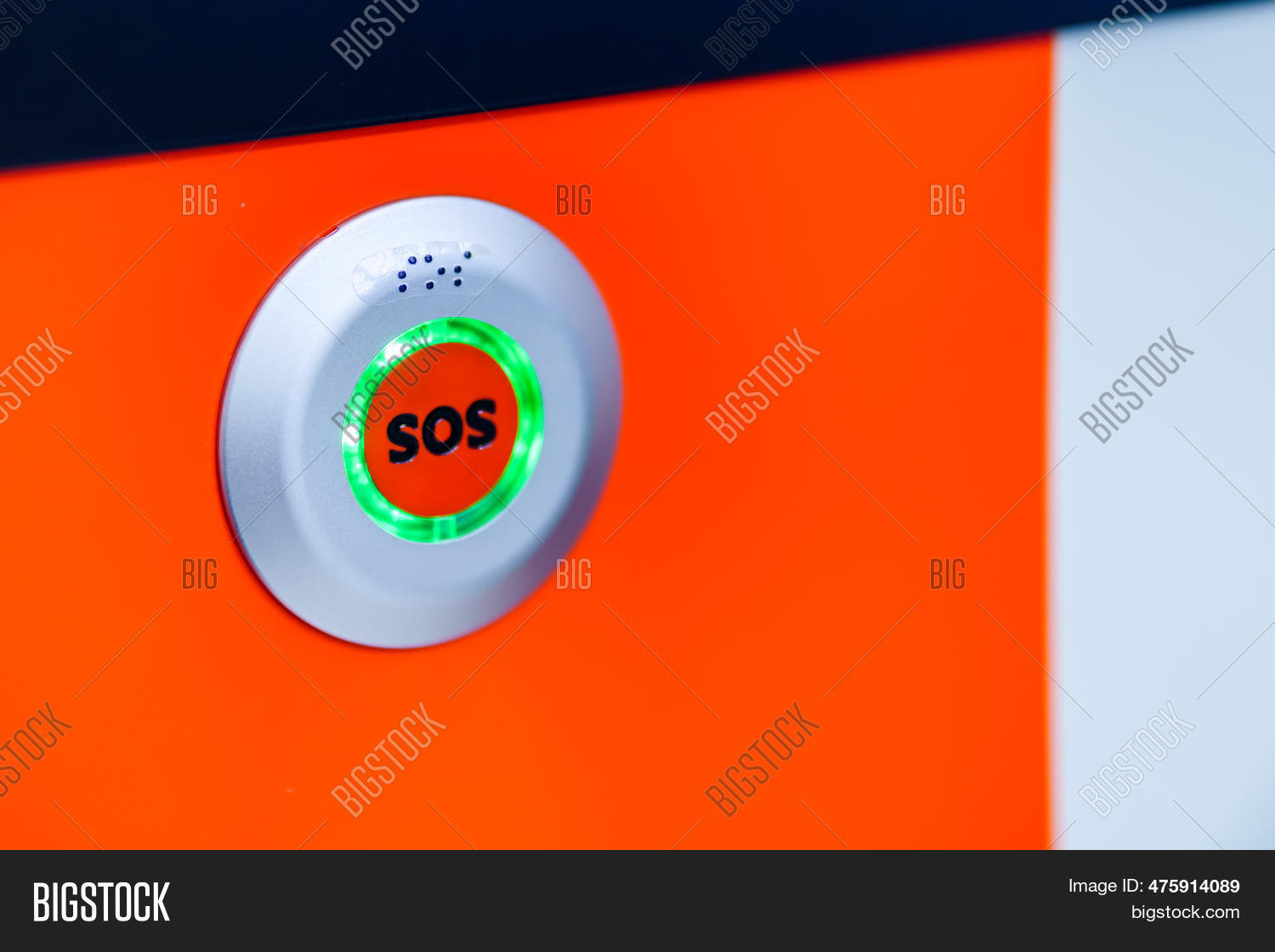 Sos Button Illuminated Image & Photo (Free Trial) | Bigstock