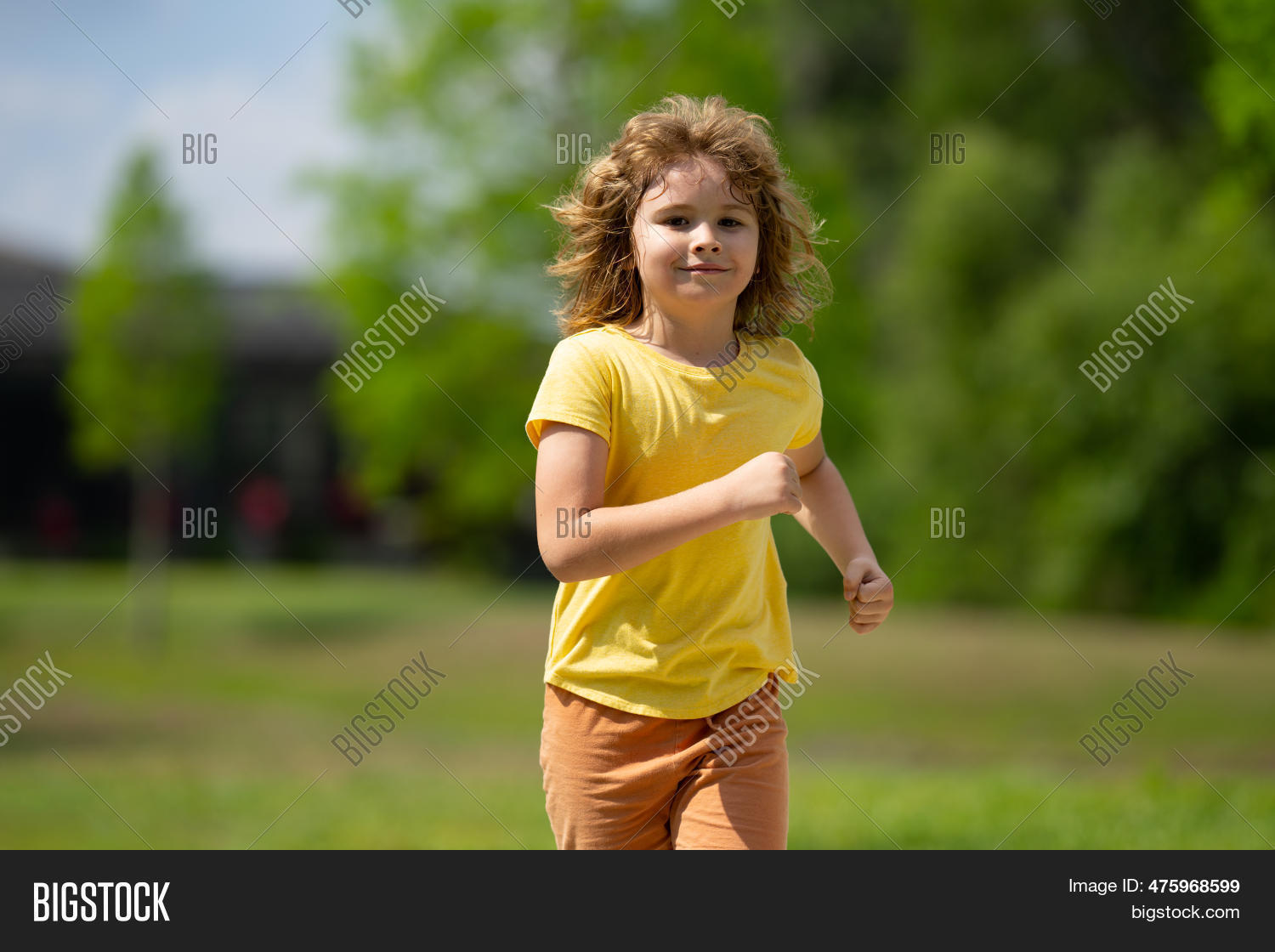 Kid Running Summer Image & Photo (Free Trial) | Bigstock