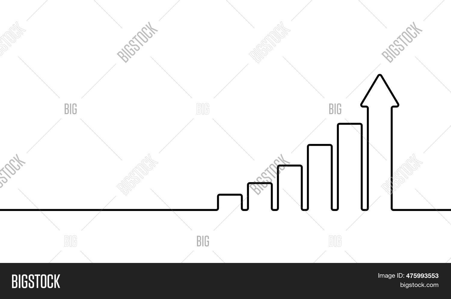 Chart Graph Arrow. Vector & Photo (Free Trial) | Bigstock