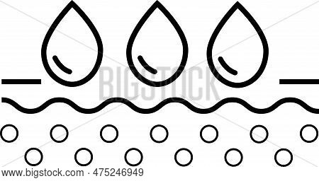 Moisture Icon On White Image & Photo (Free Trial) | Bigstock