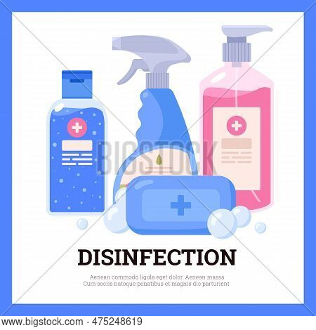 Disinfection Poster Vector & Photo (Free Trial) | Bigstock