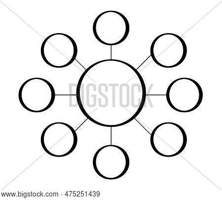 Mind Map. Empty Image & Photo (Free Trial) | Bigstock