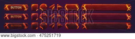 Lava Game Ui Button Vector & Photo (Free Trial) | Bigstock