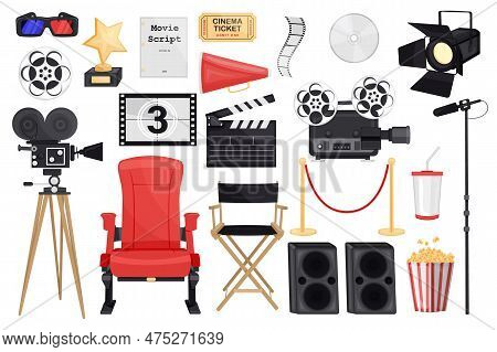 Movie Set Images, Illustrations & Vectors (Free) - Bigstock