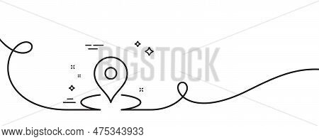 Map Pin Line Icon. Vector & Photo (Free Trial) | Bigstock