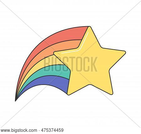 Retro Groovy Star Vector & Photo (Free Trial) | Bigstock