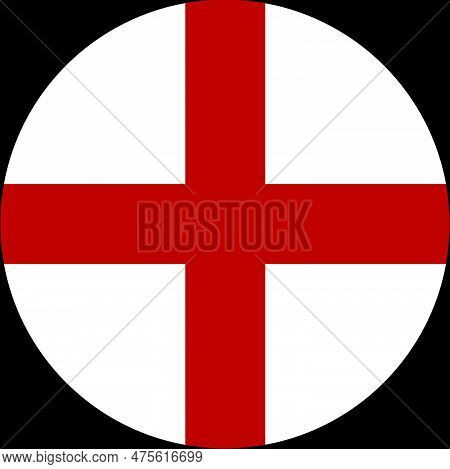 England Flag Circle Vector & Photo (Free Trial) | Bigstock