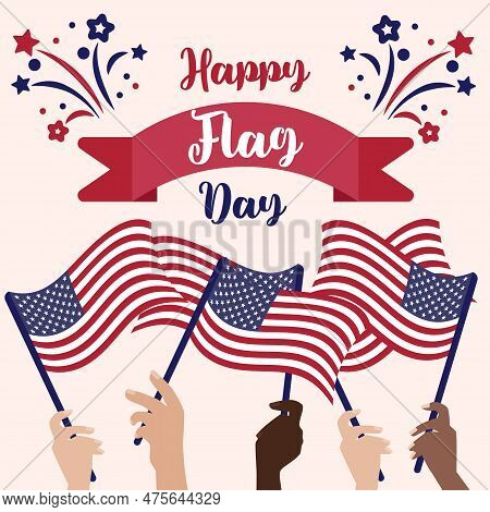 Happy Flag Day Vector & Photo (Free Trial) | Bigstock