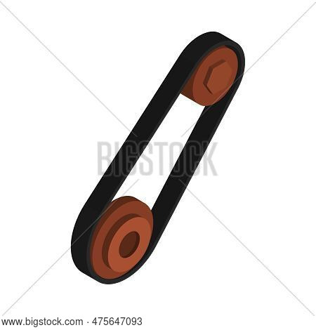 Isometric Belt Drive Vector & Photo (Free Trial) | Bigstock