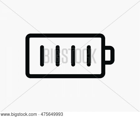 Full Battery Line Vector & Photo (Free Trial) | Bigstock
