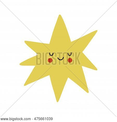 Cute Yellow Star Vector & Photo (Free Trial) | Bigstock