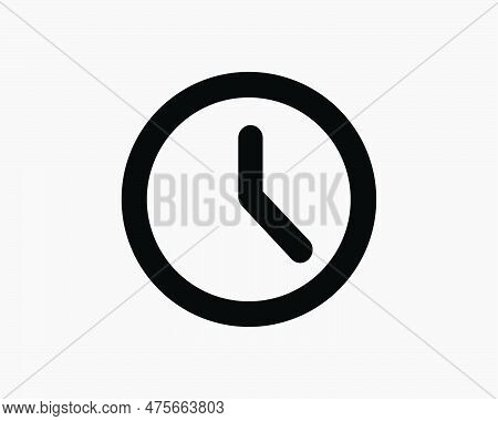 Clock Icon Sign Vector & Photo (Free Trial) | Bigstock