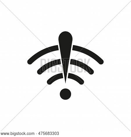 Wifi Exclamation Mark Vector & Photo (Free Trial) | Bigstock