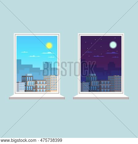 Two Identical Windows Vector & Photo (Free Trial) | Bigstock