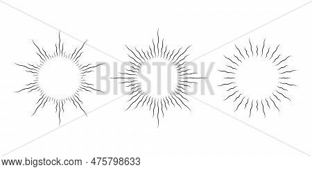 Retro Curved Sunburst Vector & Photo (Free Trial) | Bigstock