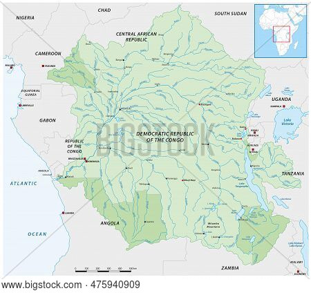 Vector Map Congo Vector & Photo (Free Trial) | Bigstock