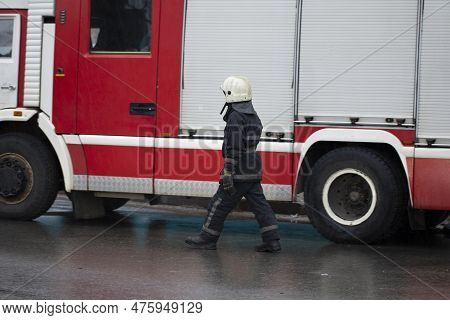 Fire Truck On Fire. Image & Photo (Free Trial) | Bigstock