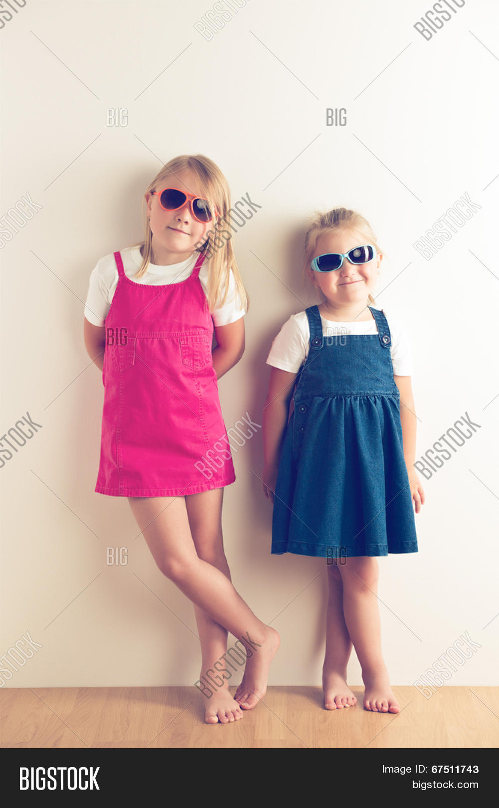 Two Little Girls Image & Photo (Free Trial) | Bigstock