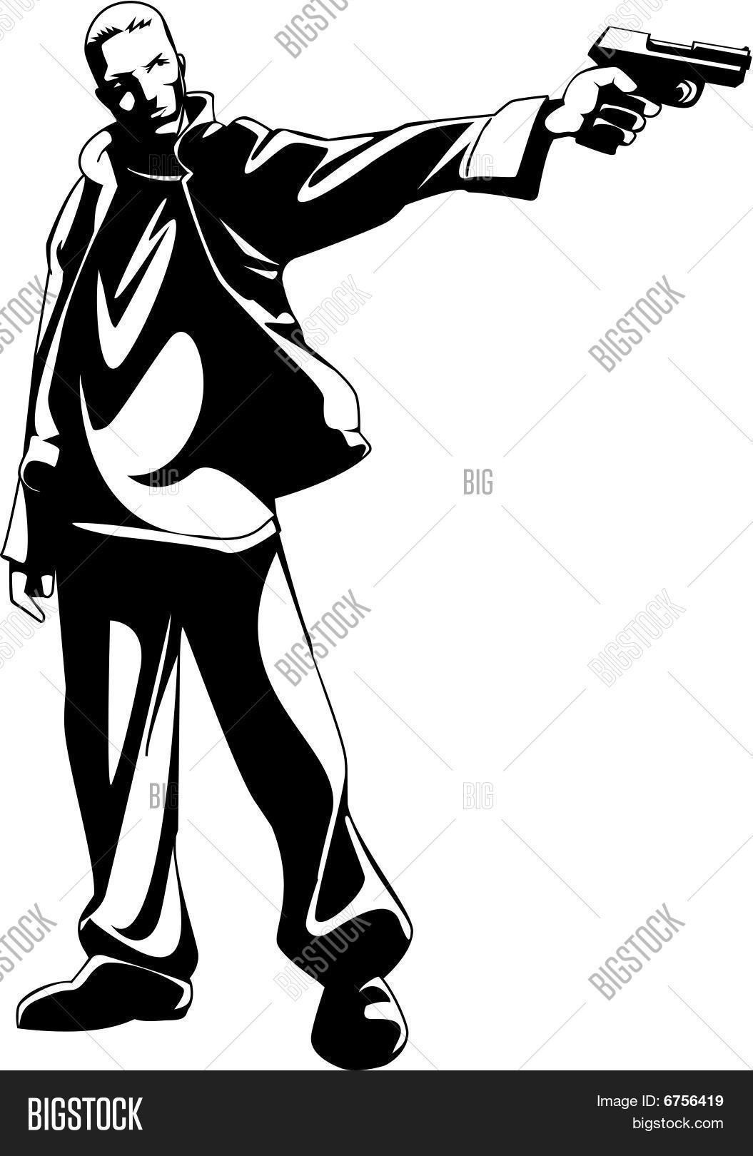 Vector y foto Gangsta (prueba gratis) | Bigstock